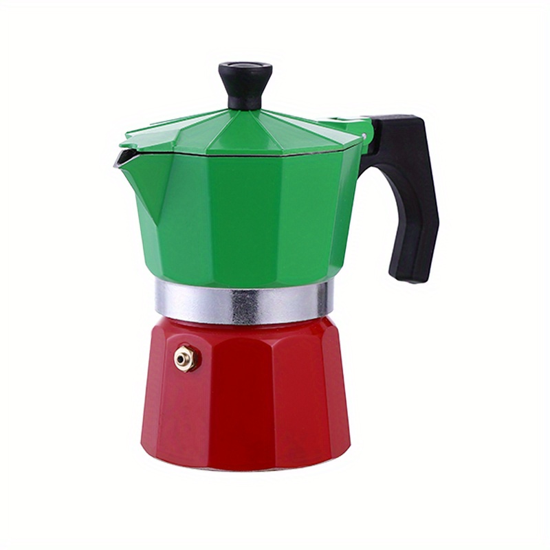 1個 アルミモ ファッションスタイルコーヒー器具 150300ml八角形モカコーヒーポット 沸騰コーヒーメーカ Temu Japan