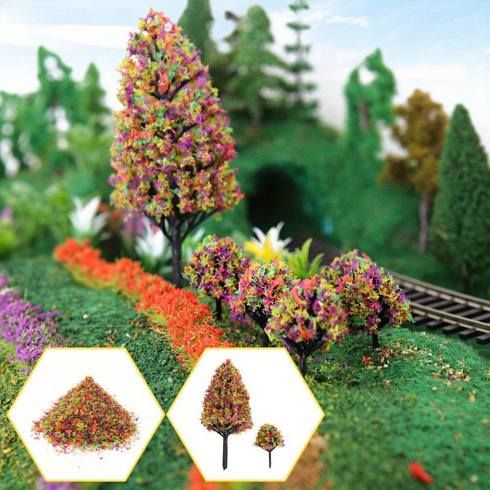 50ml Bottle Railway Train Grass Powder Foliage For Artificial Landscape ...