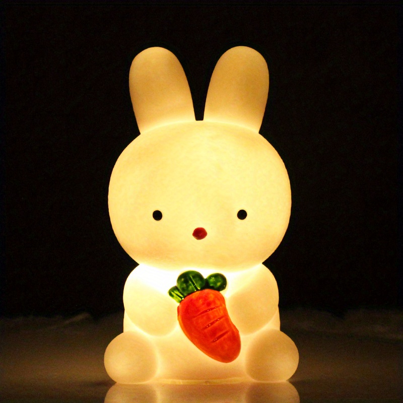 1pc Mini Cartoon Rabbit Led Night Light Children's Night Light Gift ...
