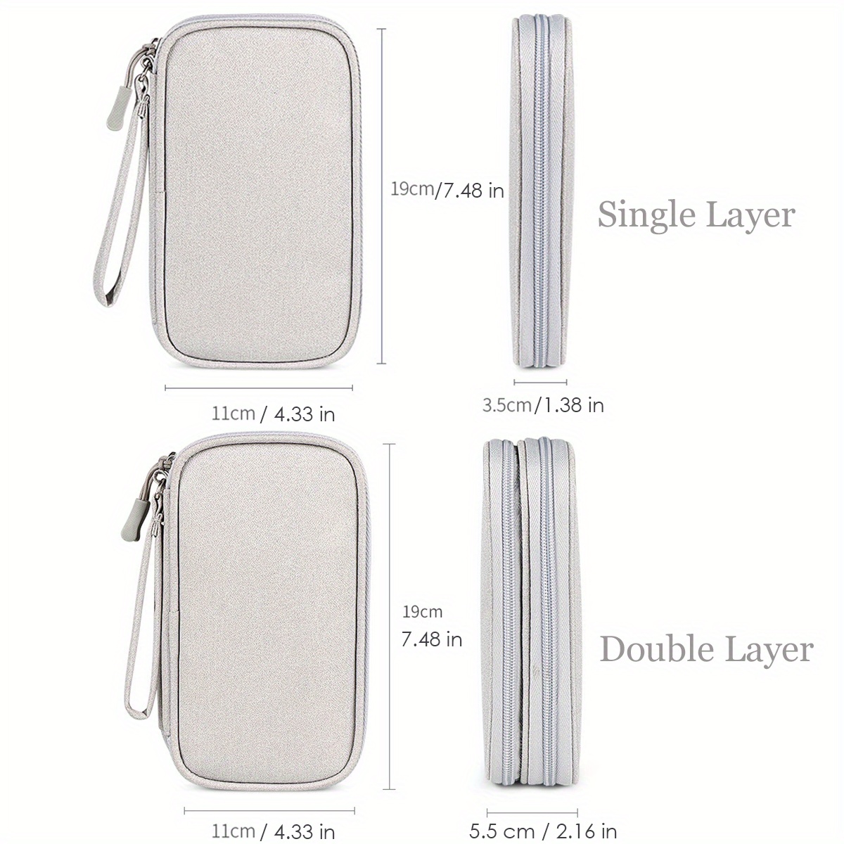 Power Bank Charge Cable Storage Bag Mobile Phone Accessories Box ...