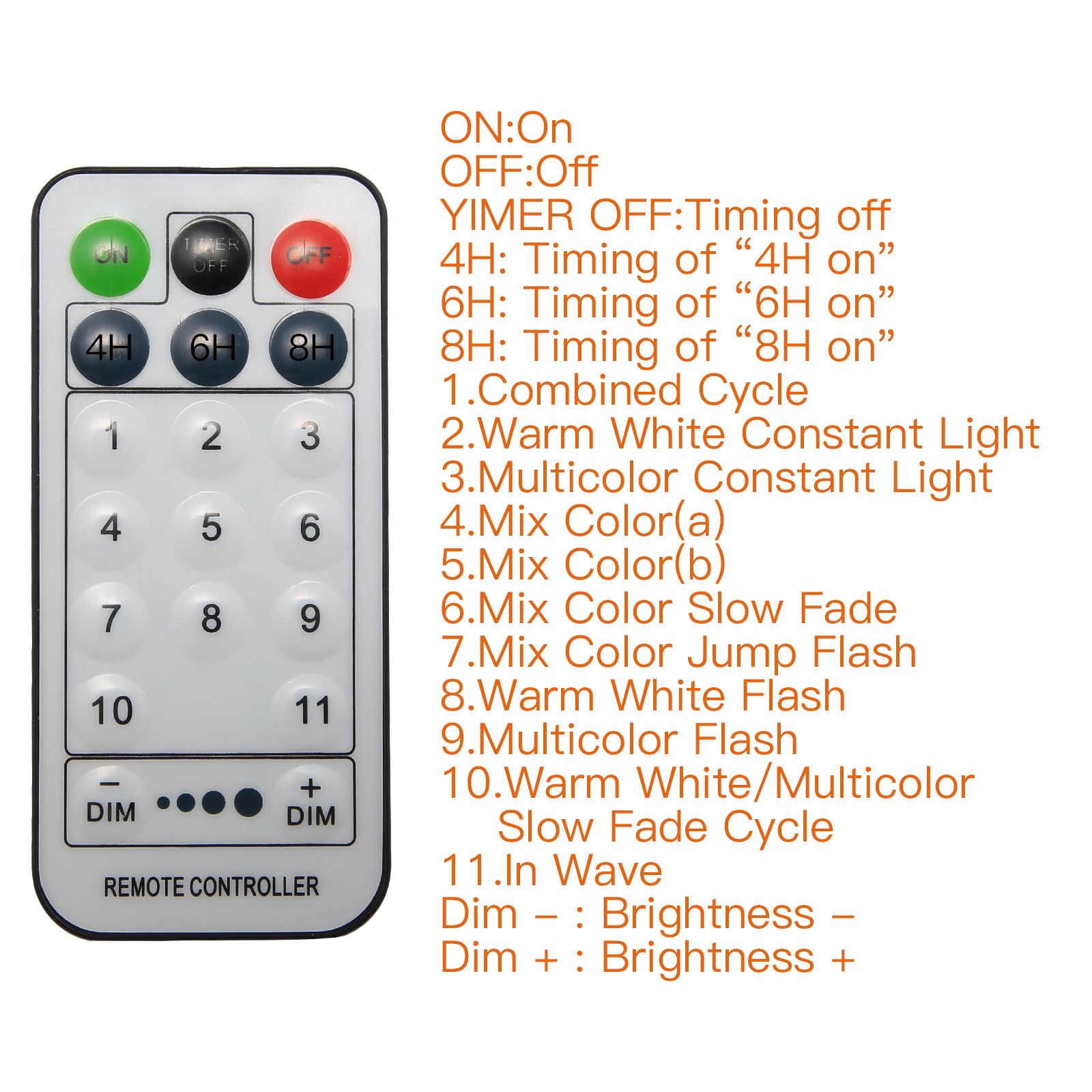 Curtain Led String Lights 3.29yard Remote Control Holiday - Temu Canada