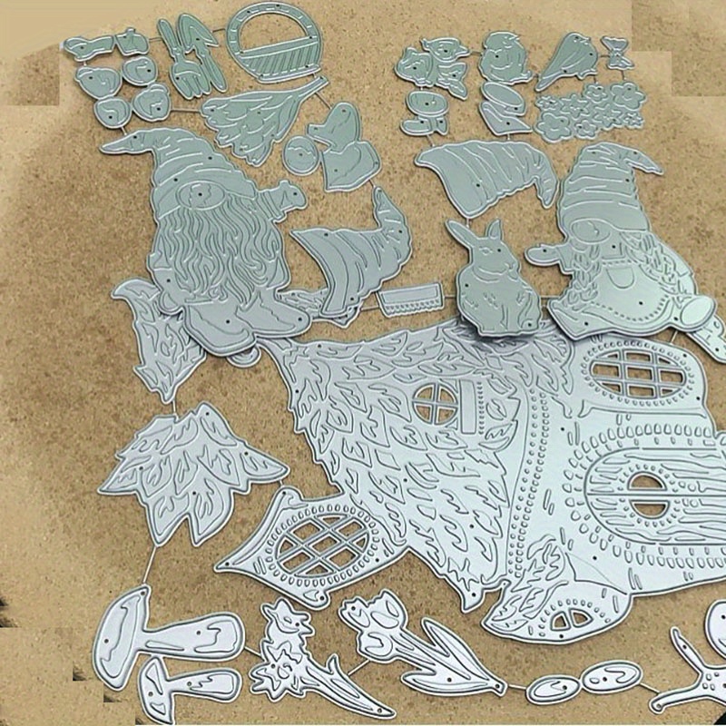 New Metal Cutting Dies Stencil Greeting - Temu