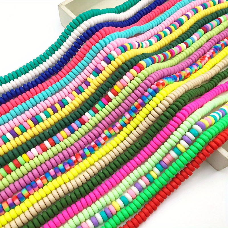 1 Strand Soft Pottery Beads Handmade Diy Material Beaded - Temu United ...