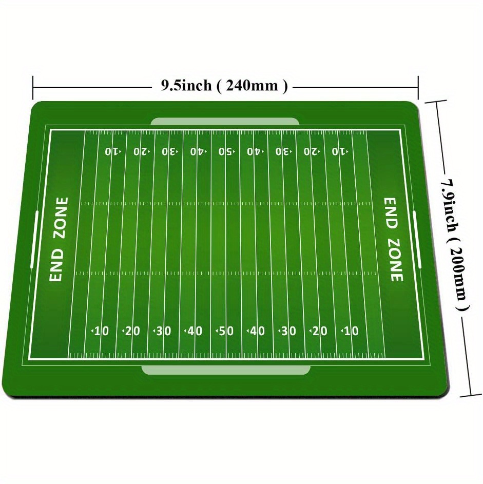 Football Mouse Pad American Football Field Rectangle Non - Temu United ...