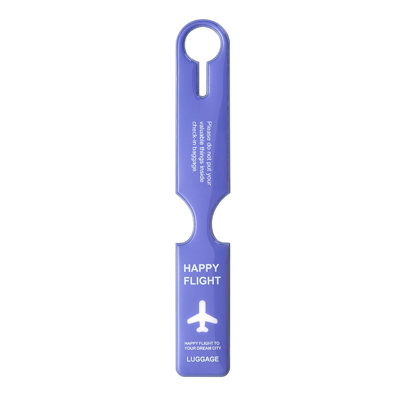 Pvc Luggage Check Rod Luggage Tag - Temu