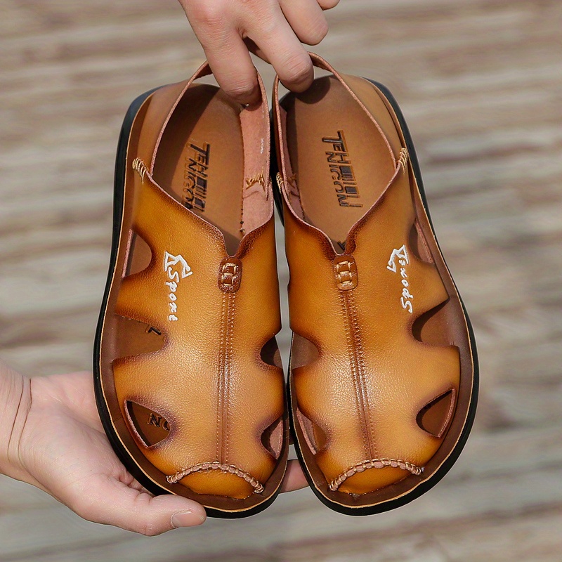 Mens Non Slip Sandals Wear Resistant Comfy Beach Shoes Summer Mens