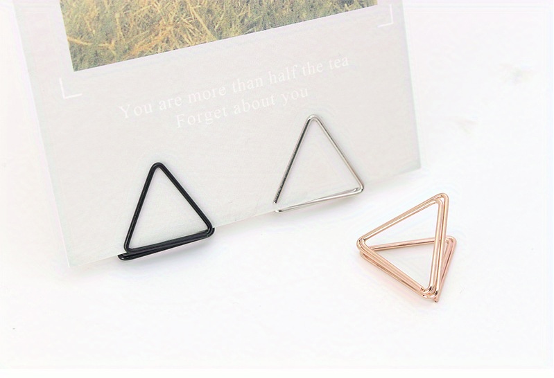 5pcs 삼각형 명함 홀더 부활절 크리 에이 티브 입체 종이 클립 삼각형 참고 홀더 Temu South Korea