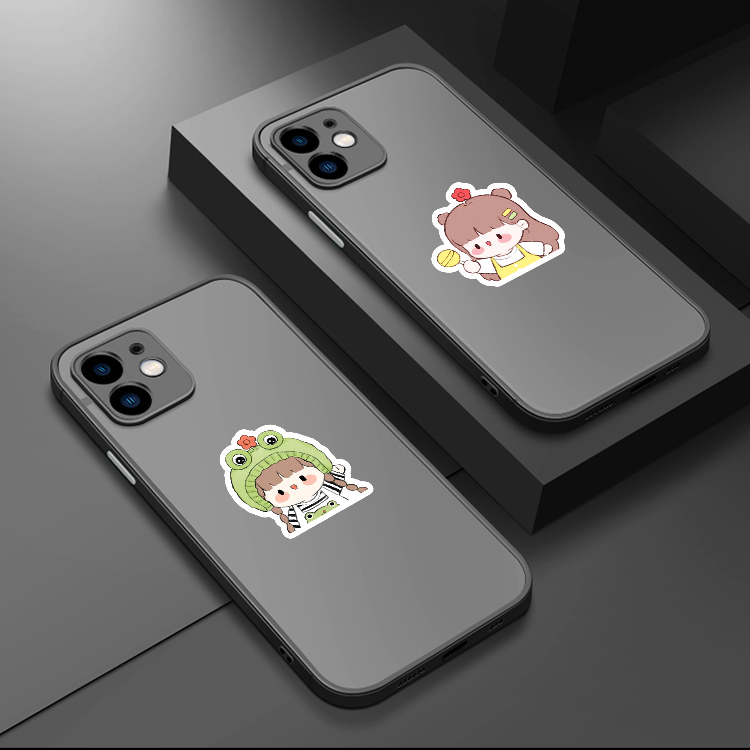 Cute Cartoon Anime Girl Series Graffiti Stickers Suitable Temu Ireland