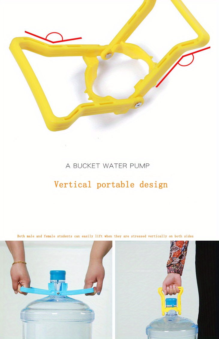 Bucket Water Tote Ring Bucket Labor - Temu