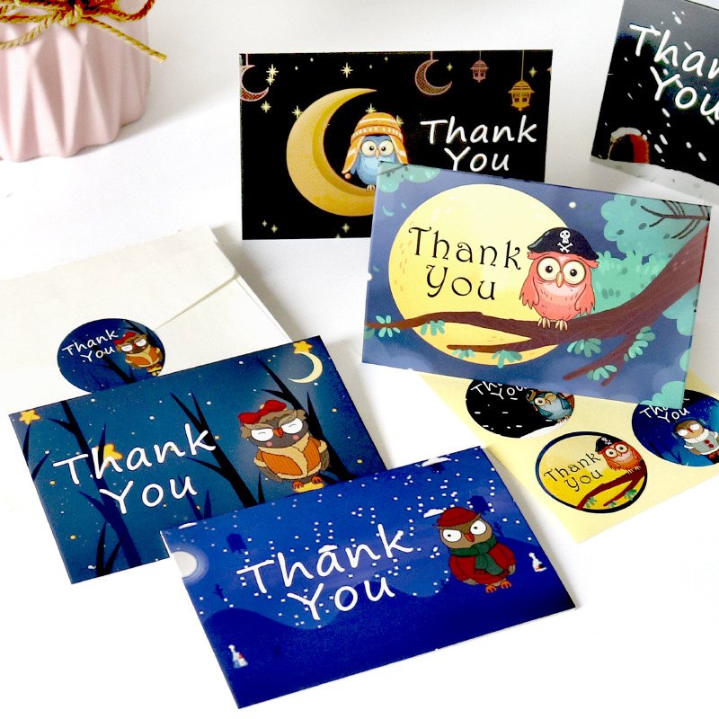 6 Unique Thank Cards Envelopes Sealing Stickers Perfect Way - Temu ...