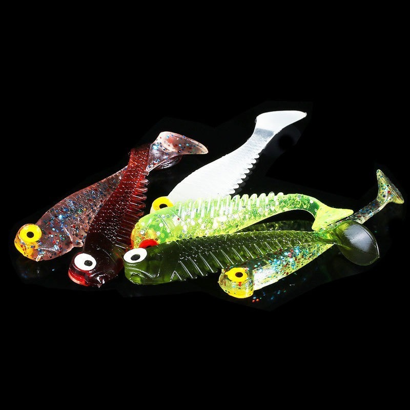 10 יחידות פתיונות דיג עם תולעים רכות ניידות - פיתיונות סיליקון באיכות ...