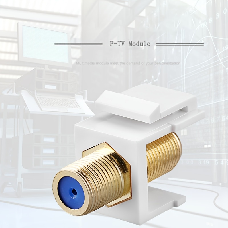 Coax Keystone Coaxial Cable Connector Rg6 Cable Extender Female To ...