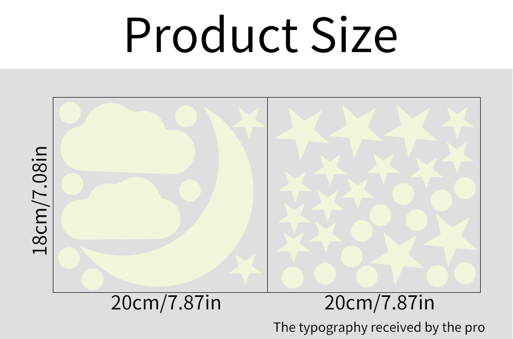 Cute Moon Clouds Luminous Sticker Wall Sticker Glow In Dark - Temu ...