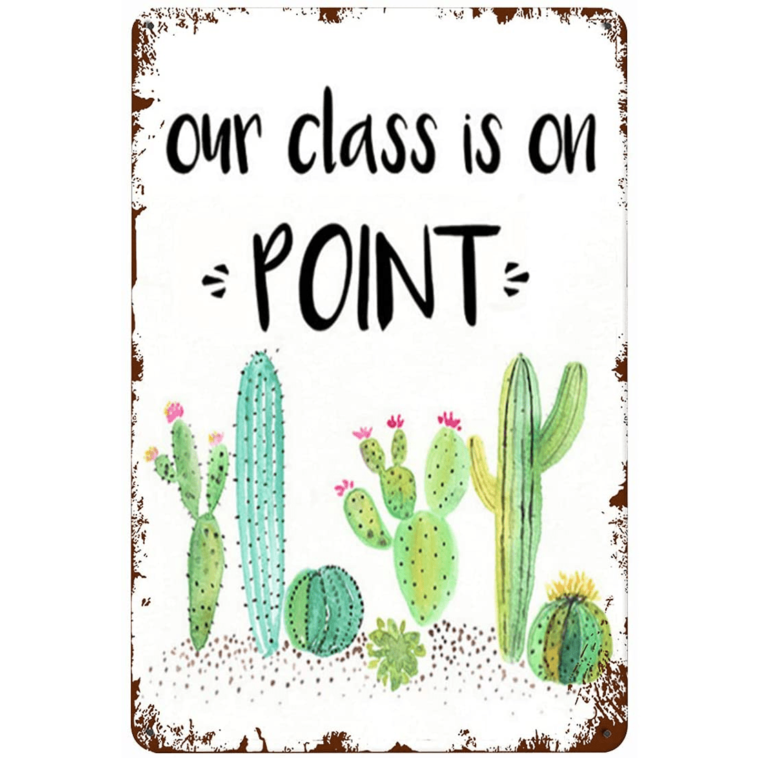 Succulents Tin Signs Retro Funny Metal Sign Vintage - Temu