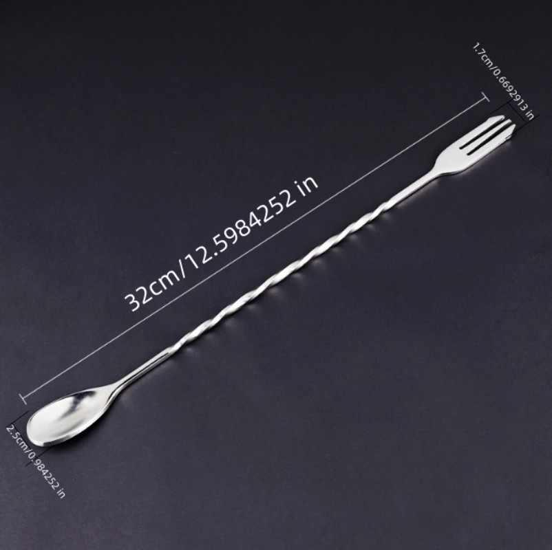 Stainless Steel Long Bar Spoon Perfect Cocktails Coffee Tea - Temu