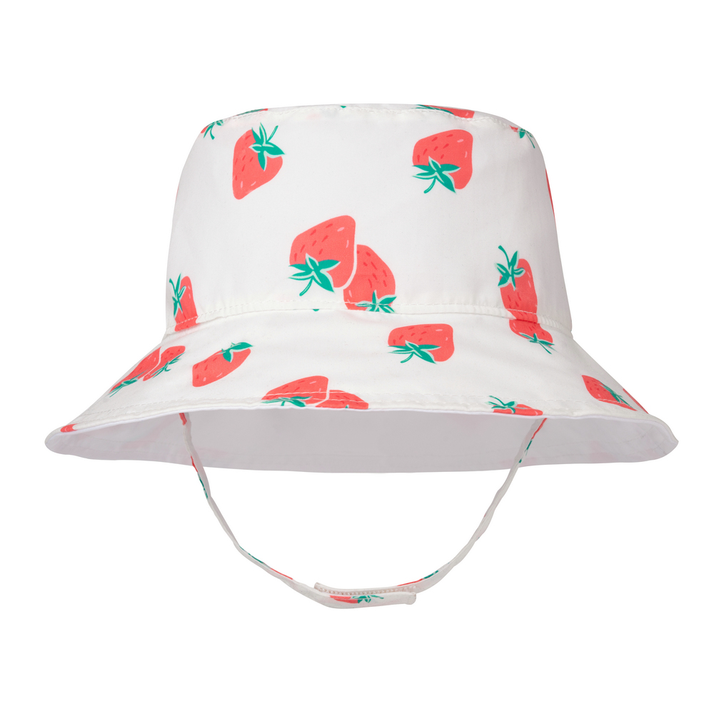 Kids Strawberry Graphic Bucket Hat Uv Protection - Temu Australia