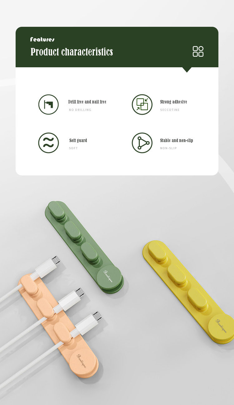 Data Cable Storage Finishing Desktop Finishing Wire - Temu Ireland
