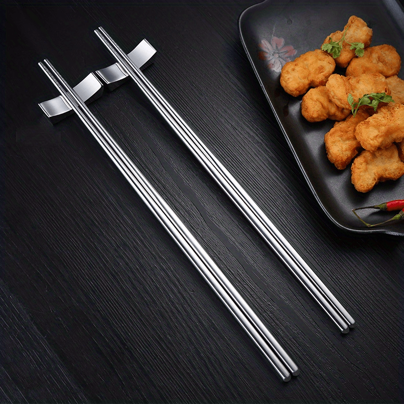 Cooking 304 Stainless Steel Chopsticks Extra Long Frying - Temu United ...