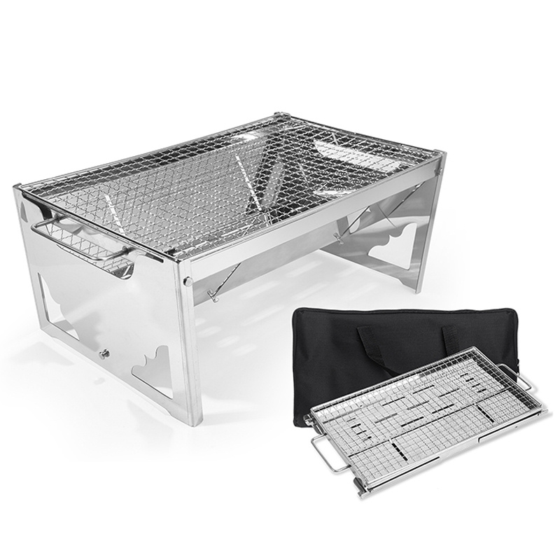 Kitchen Household Food Grade Stainless Steel Grill Foldable - Temu ...