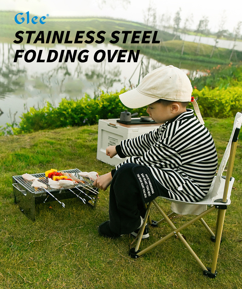 Kitchen Household Food Grade Stainless Steel Grill Foldable - Temu ...