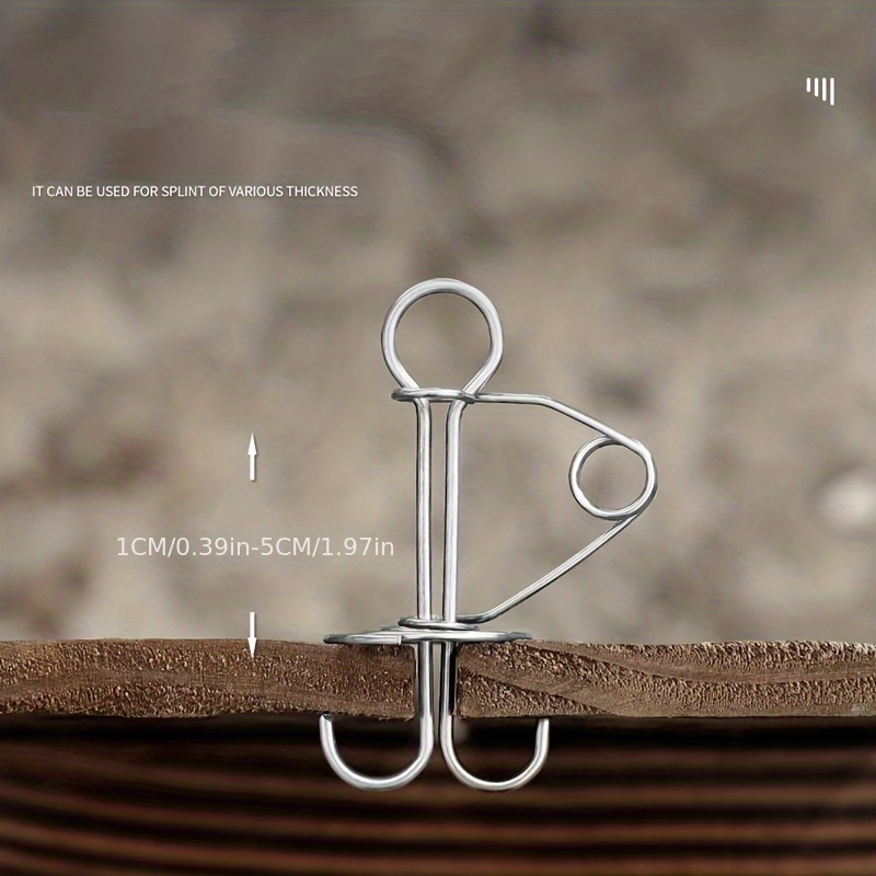 3 Pcs 1 Pc Outdoor Octopus Deck Nails Two Way Windproof Rope Torsion ...