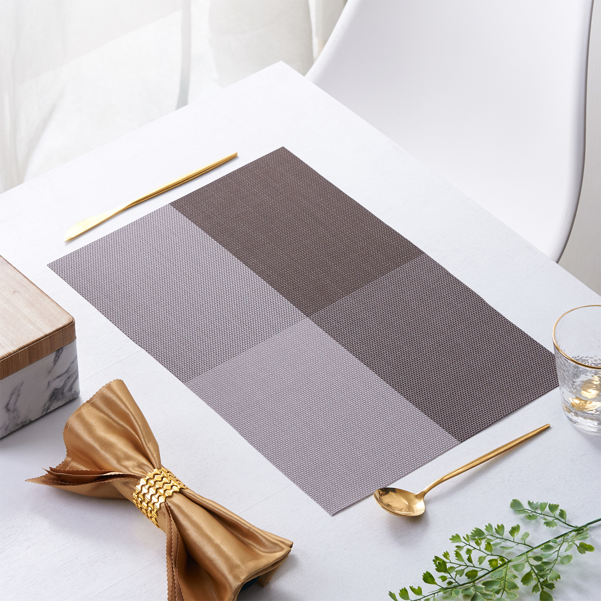 woven placemats color matching heat resistant anti - Temu Canada