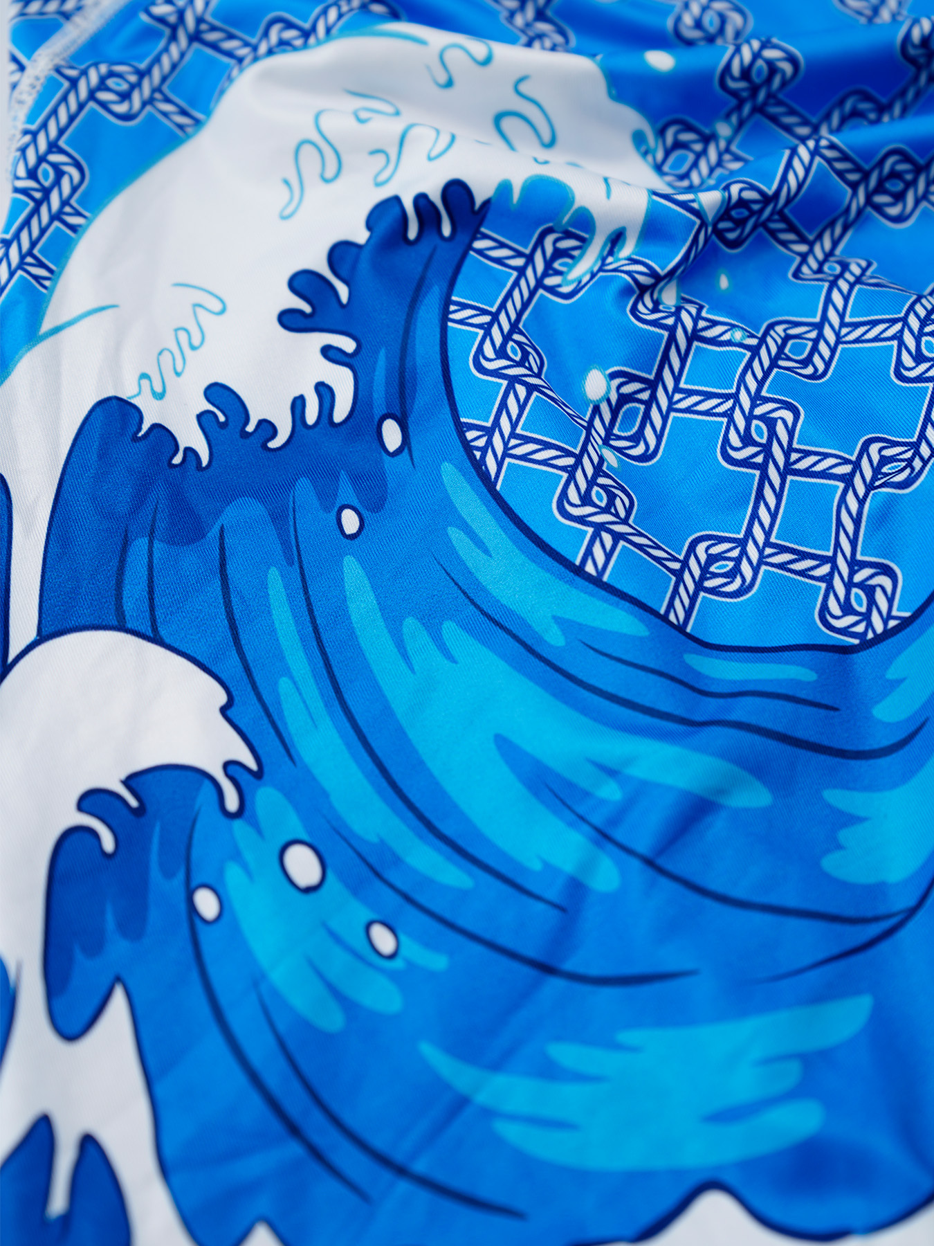 Mens Novelty Wave Print Boxers Breathable Comfortable - Temu United Kingdom