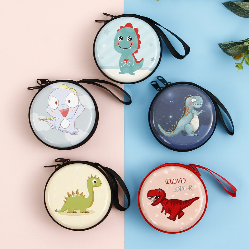 1pc Dinosaur Series Cute Coin Purse Earphone Bag Simple Storage Box ...