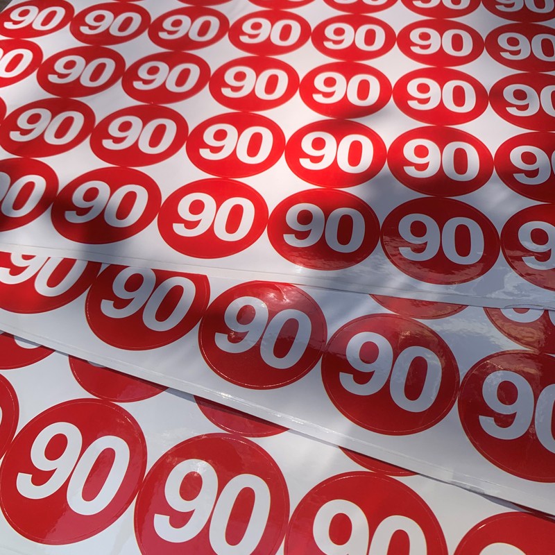 Fruit Labels Boutique Number Labels Universal Stickers #90 - Temu