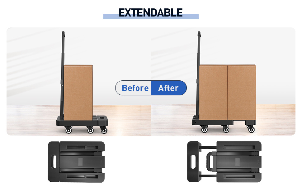 folding hand truck heavy duty luggage cart utility dolly - Temu United ...