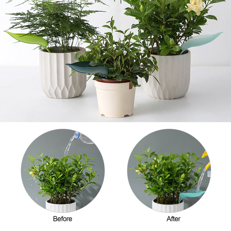 creative potted plant leaf type diversion watering funnel - Temu Canada
