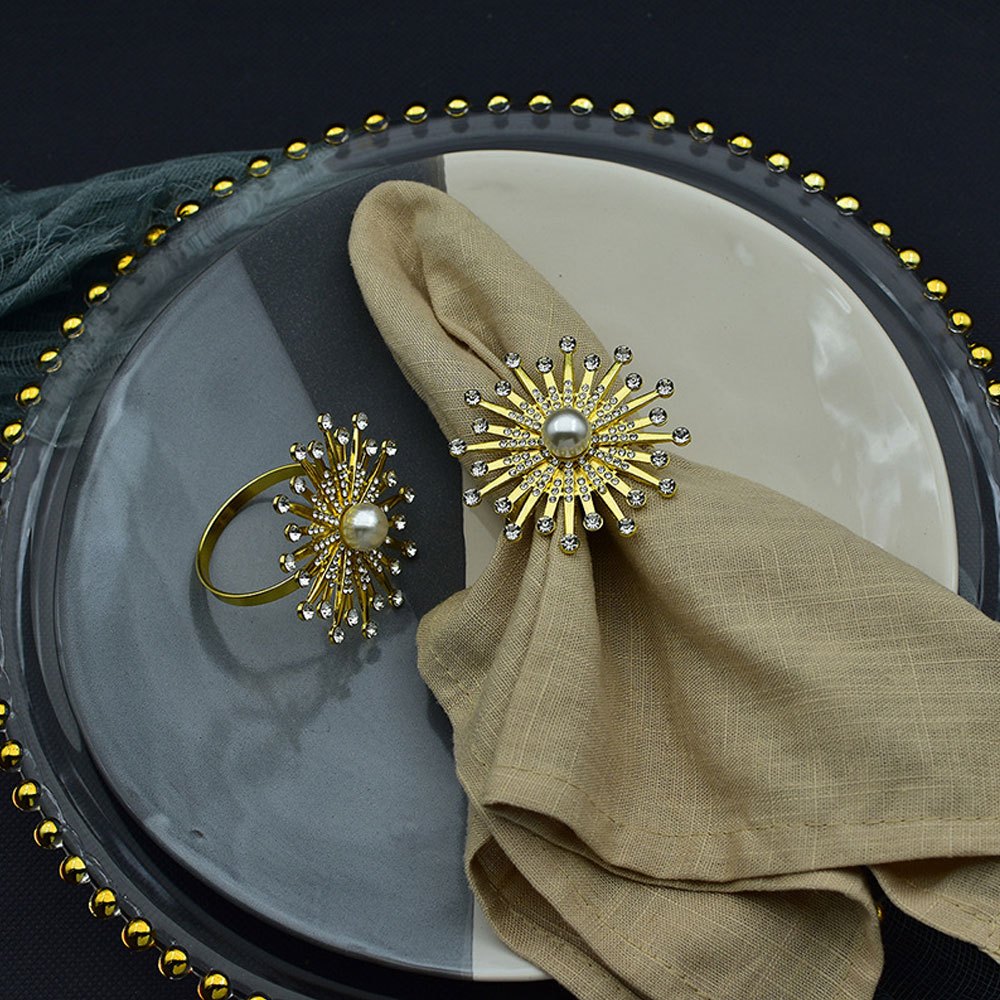 pearl napkin ring napkin napkin - Temu Australia