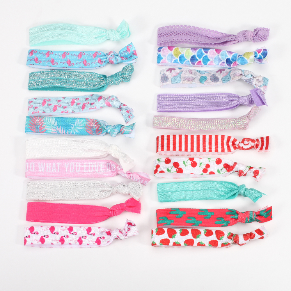 Cute Sweet Hair Ties No Crease Ribbon Elastic Ponytail - Temu United ...