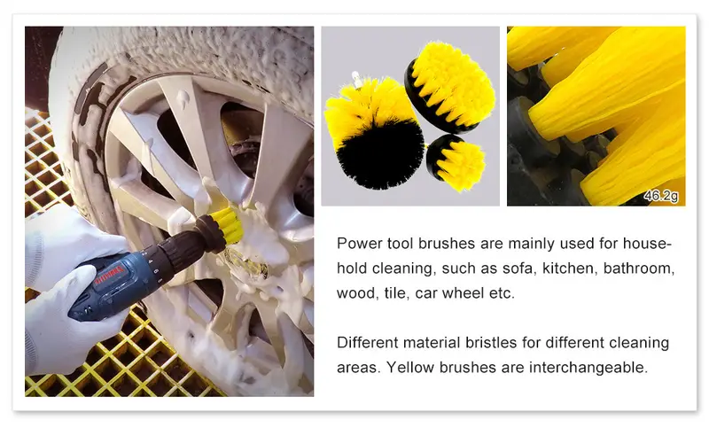 Drill Brushes Power Scrubber Cleaning Brush Grout Drill - Temu Drill Brushes Power Scrubber Cleaning Brush Grout Drill - Temu