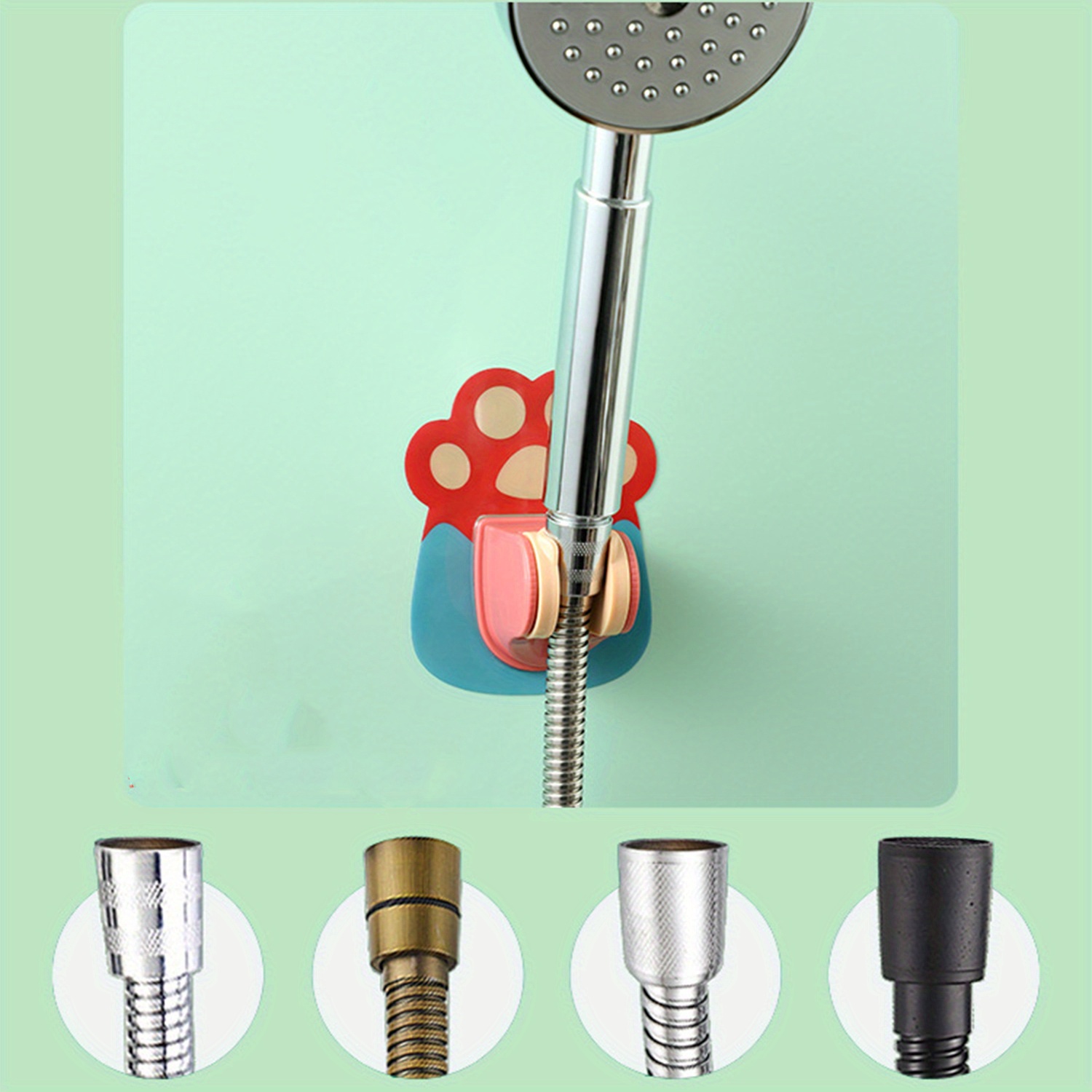 Cute Cartoon Shower Head Holder Adjustable Self - Temu Ireland
