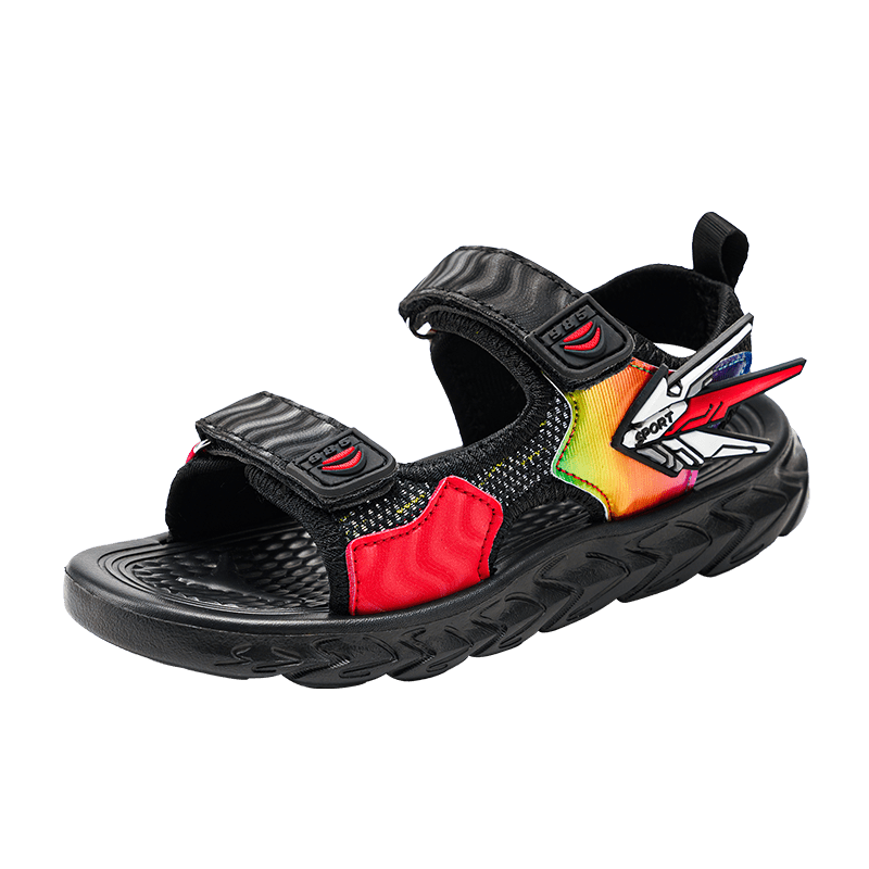 Boys Sandals Cartoon Comfy Non Slip Outdoor Open Toe Beach Shoes For Toddler Kids Children ...