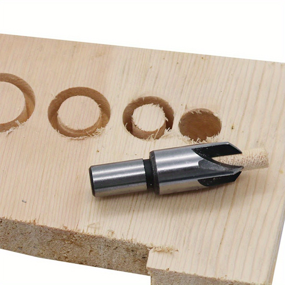Wood Plug Cutter Drill Bit Set Straight Tapered Taper - Temu Norway