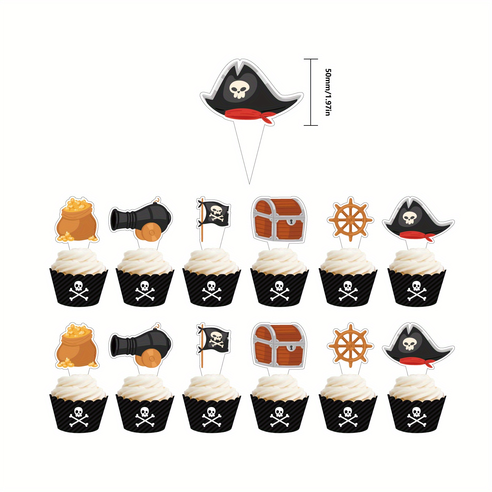 Pirate Theme Party Decoration Set Pirate Ship Cartoon Flag - Temu Australia