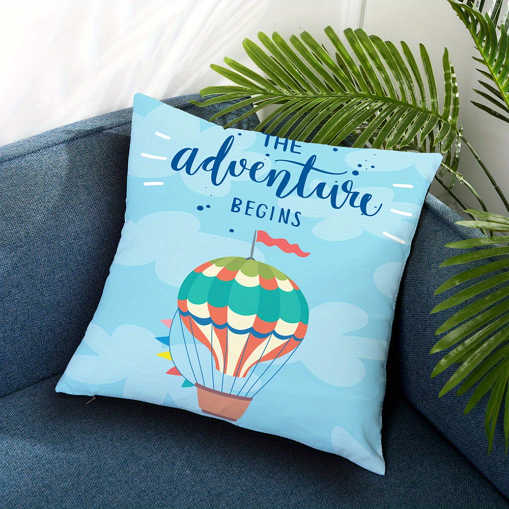 Polyester Cartoon Animal Pattern Throw Pillow Cover Cushion - Temu Ireland