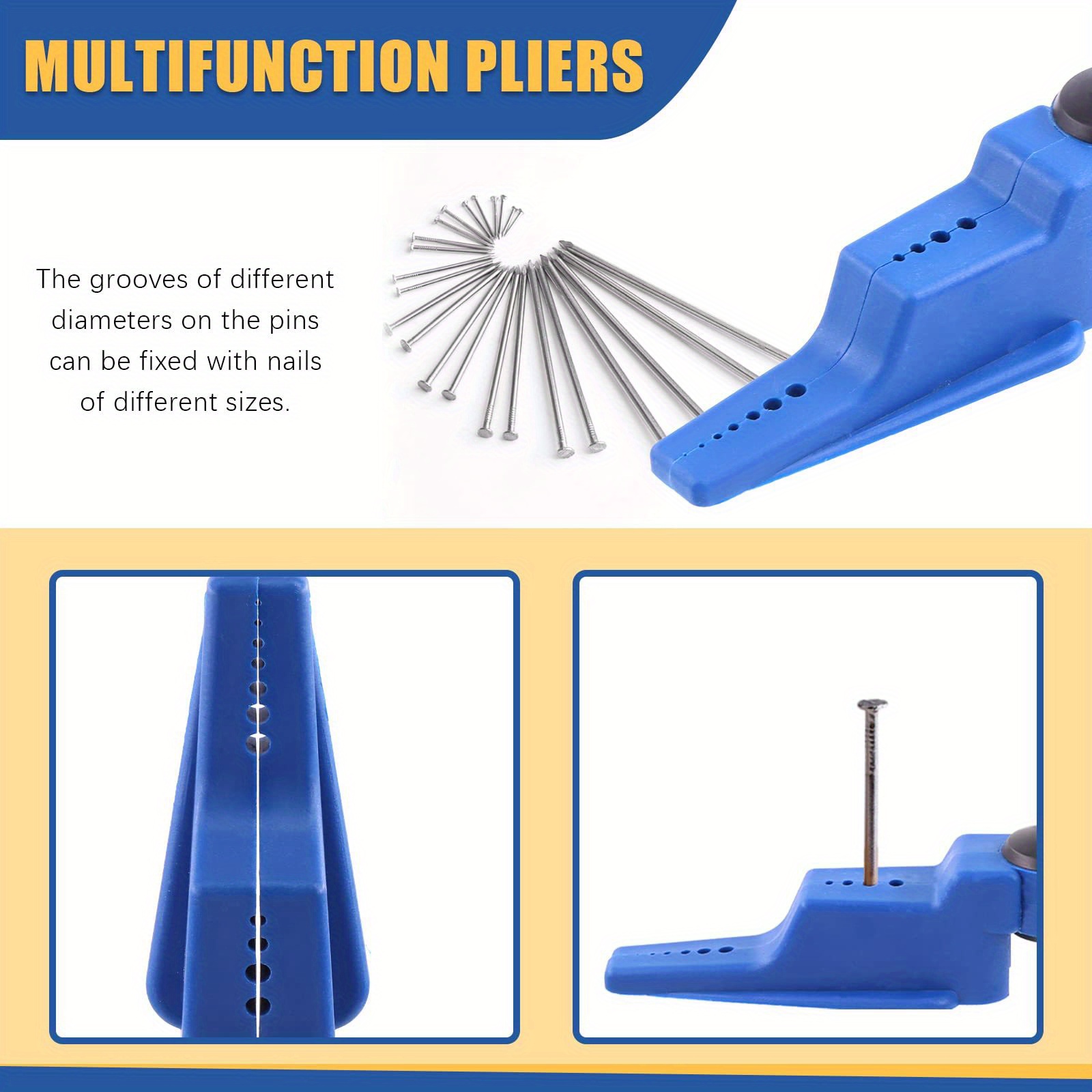 Nail Fixing Pliers Plastic Safety Pliers Auxiliary Pliers - Temu