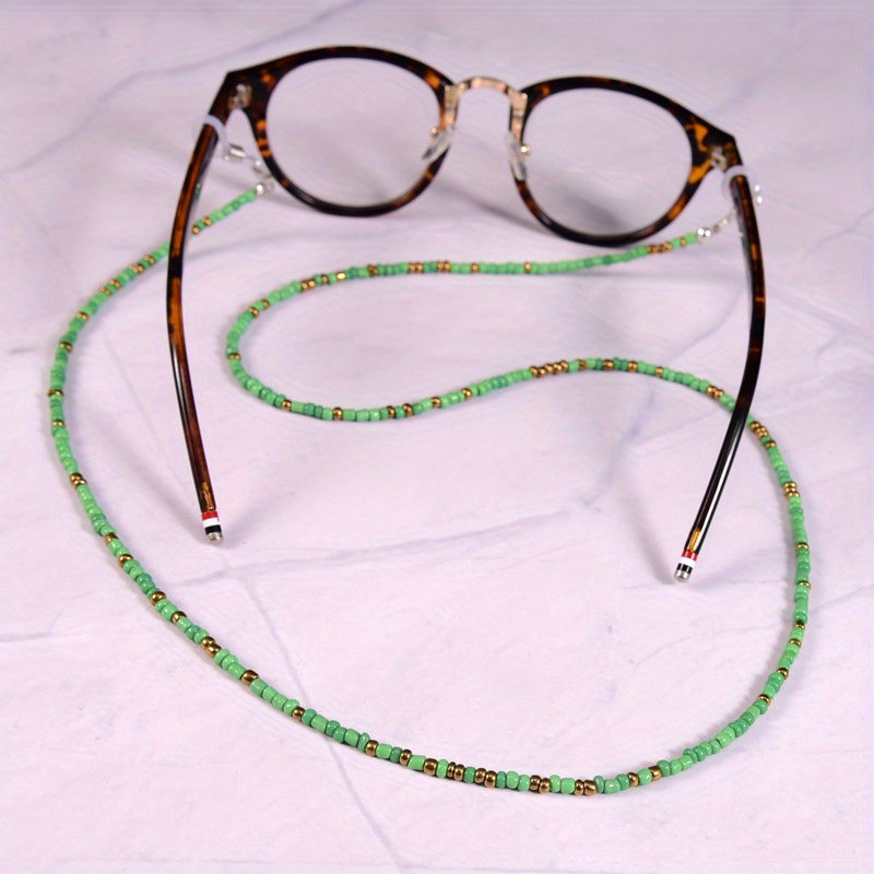 Beaded Glasses Chain Glasses Rope Lanyard Neck - Temu