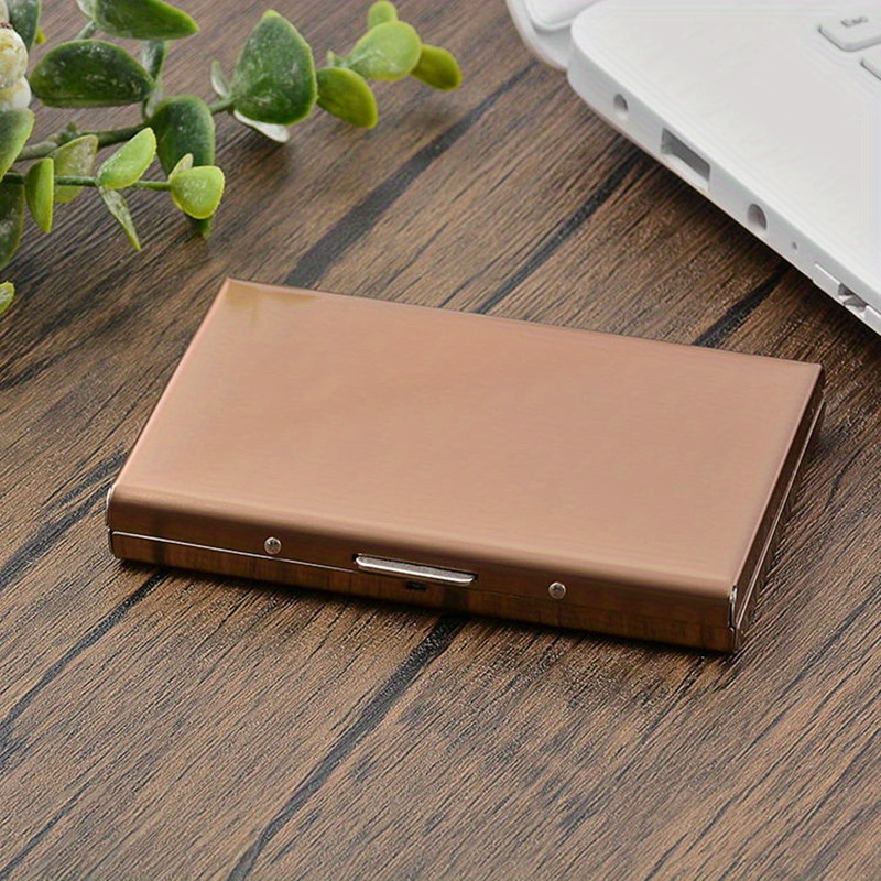 Credit Card Holder Fashion Purse Push Case With Cover For - Temu United ...