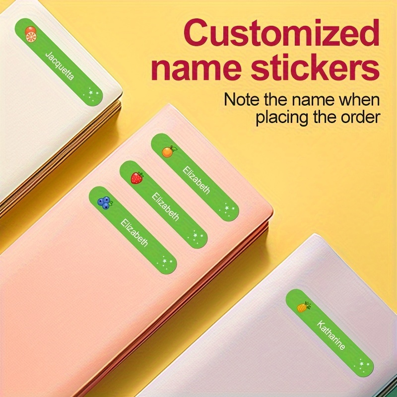 Odor resistant Personalized Name Tags Fresh smelling School - Temu ...