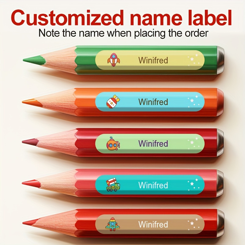 Personalized Name Labels School Supply Compartments Office - Temu ...