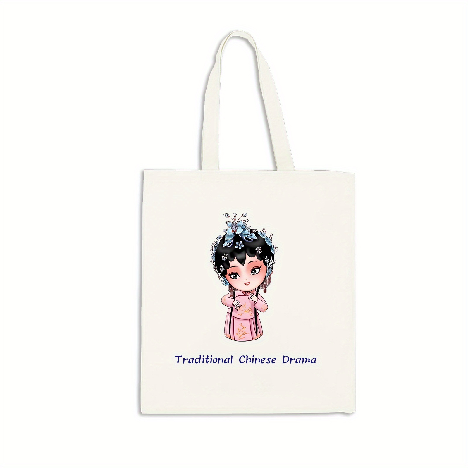 Men's Customized Drama Cartoon Girl Canvas Bag Capable Name - Temu New ...