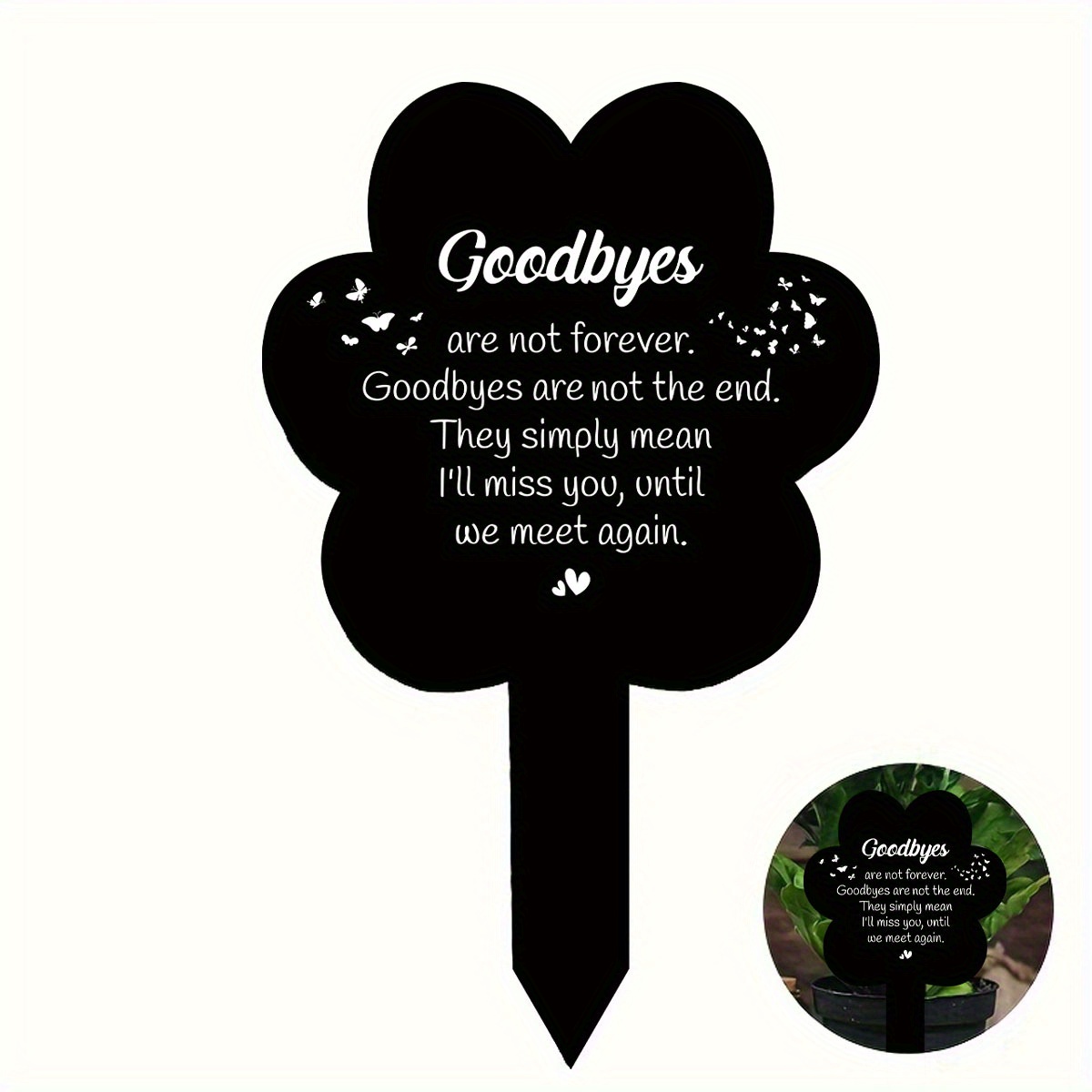 Classic Acrylic Memorial Plaque Pole Mount Multipurpose - Temu Japan