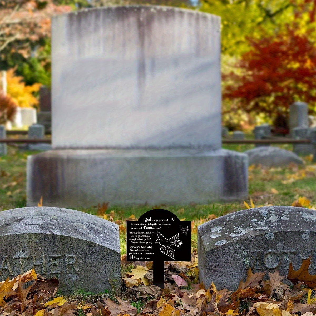 Classic Acrylic Memorial Plaque Pole Mount – Multipurpose - Temu