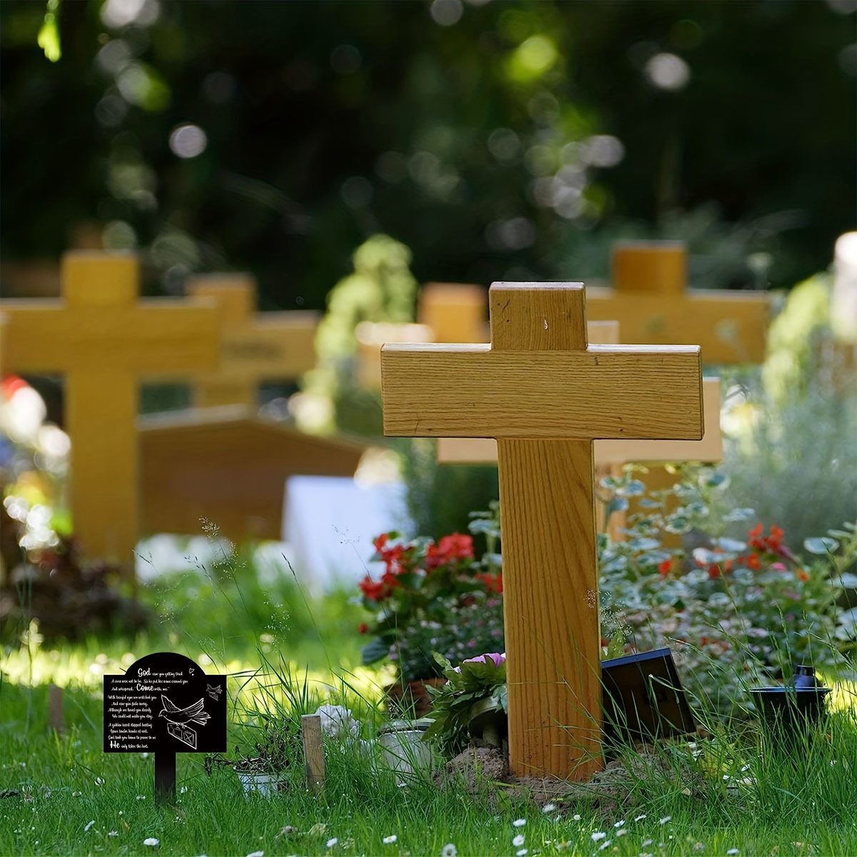 Classic Acrylic Memorial Plaque Pole Mount – Multipurpose - Temu