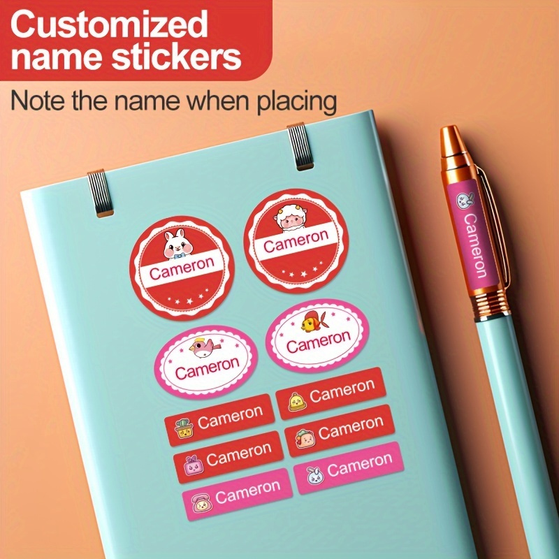 Custom Name Stickers Personalized Name Stickers Ultimate - Temu South ...