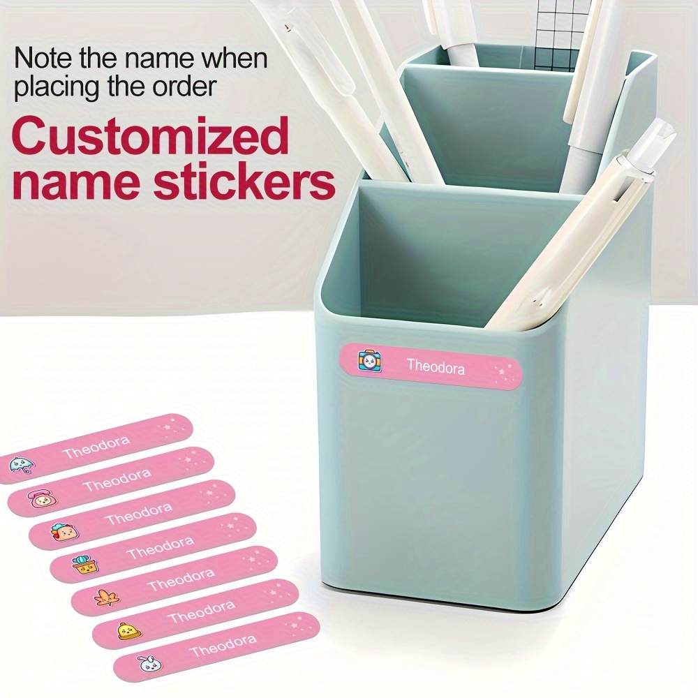 Custom name Stickers Waterproof Stickers Perfect School - Temu United ...